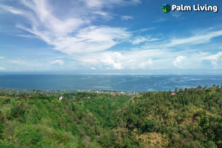 Unique Land Shape in the Hills Cempaga Village BPI Bali