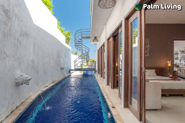 Unique Shape Villa in the Hills Kaliasem, Ocean View BPI Bali