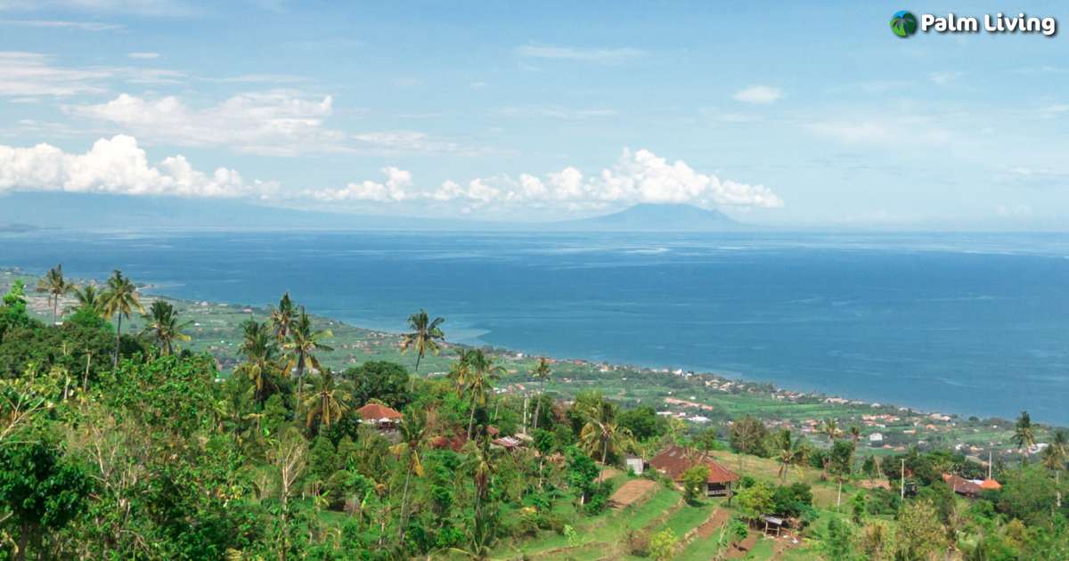 Unique Land Shape in the Hills Cempaga Village BPI Bali